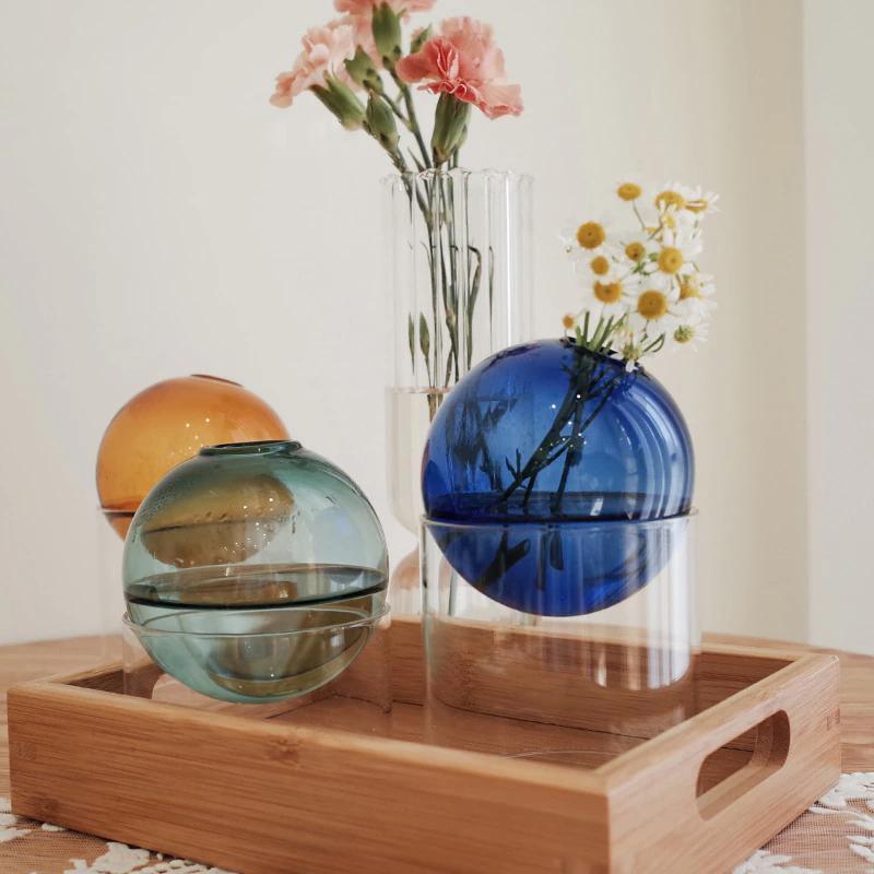 Nordic Spherical Glass Vase – Ohøj Design