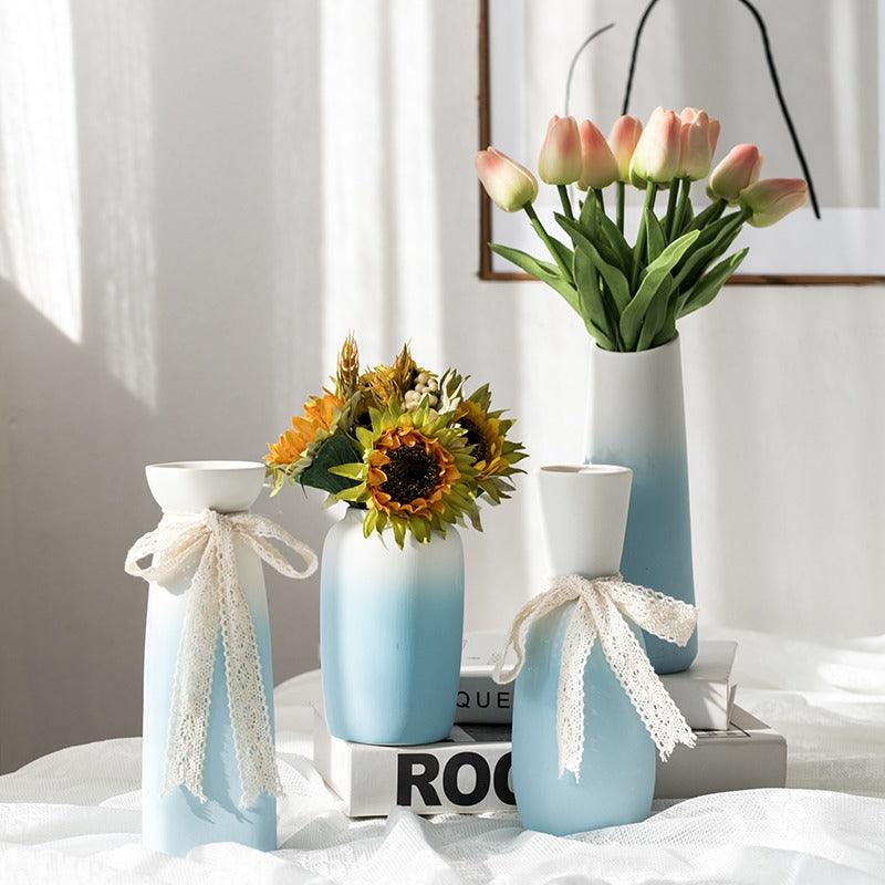 Sea Blue Ombre Vase – Ohøj Design